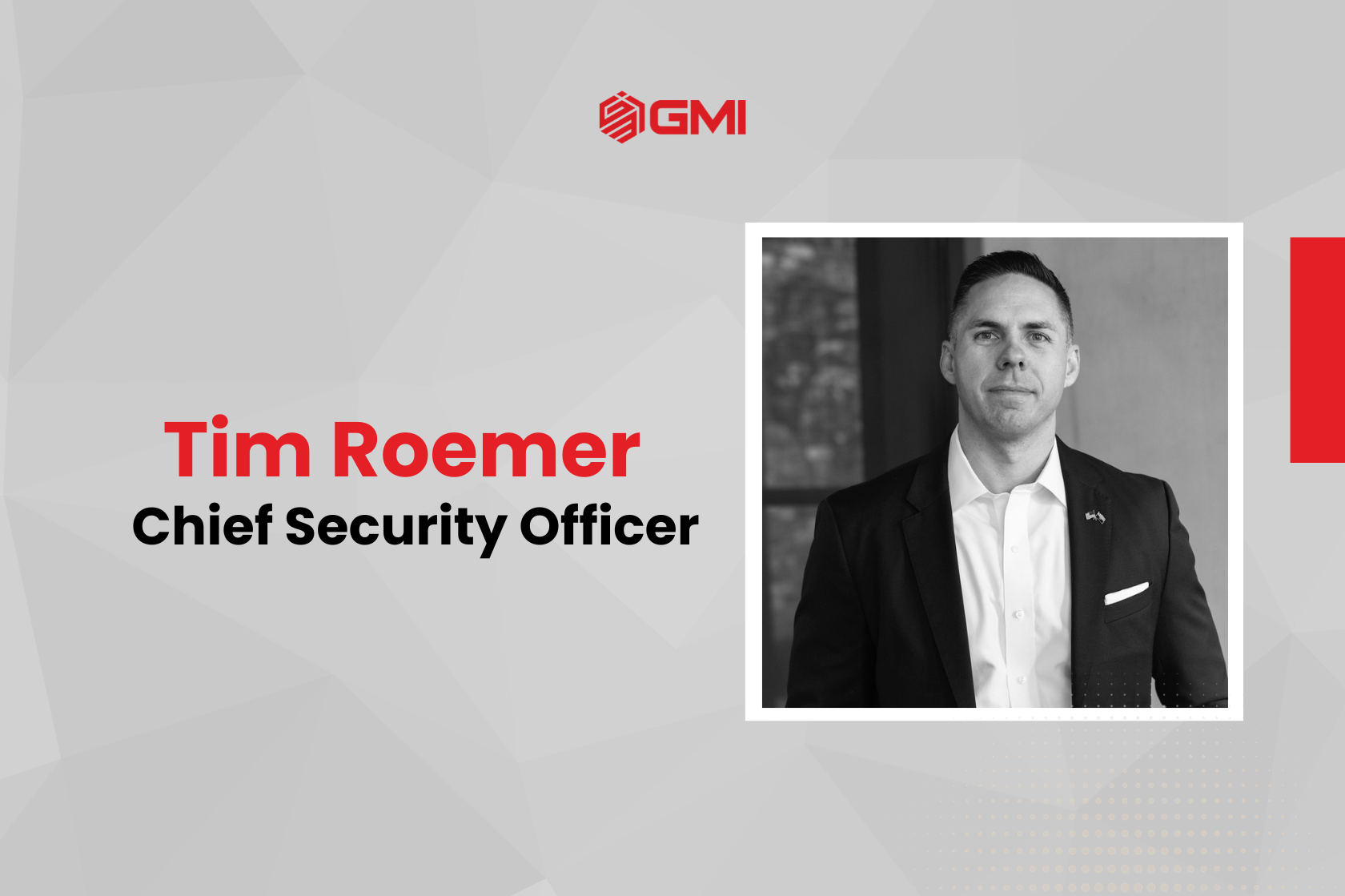 GMI Announces Former Homeland Security Director Tim Roemer as Chief ...